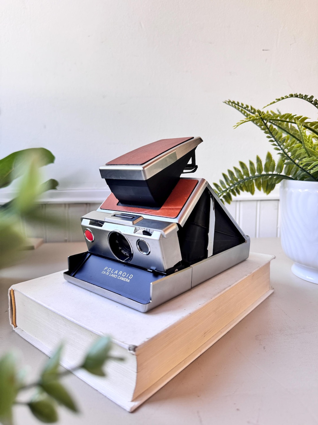 Vintage 1970s Polaroid SX-70 Land Camera, MCM Mid Century Instant Film ...
