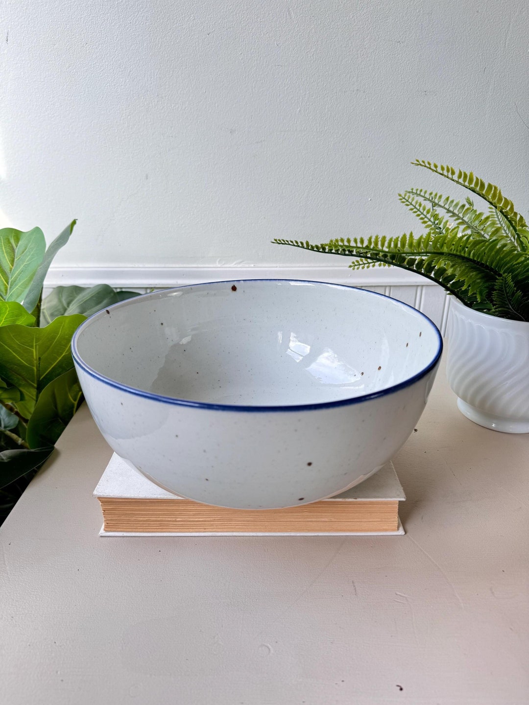Vintage 1970s Dansk XL Blue Mist Denmark Large Bowl, MCM Mid Century ...