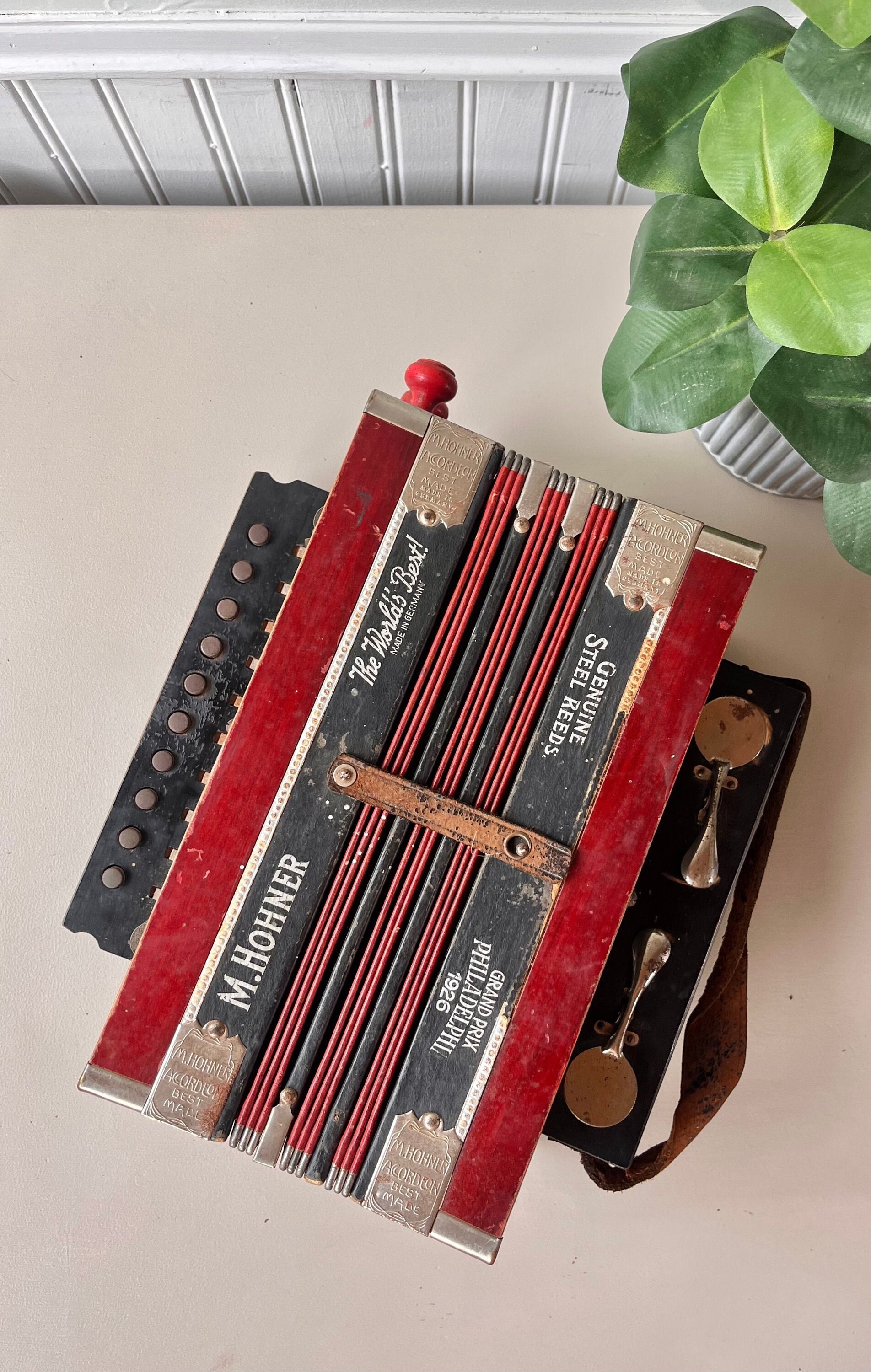 Vintage 1920s M. Hohner Accordion 1926 Antique Musical - Etsy