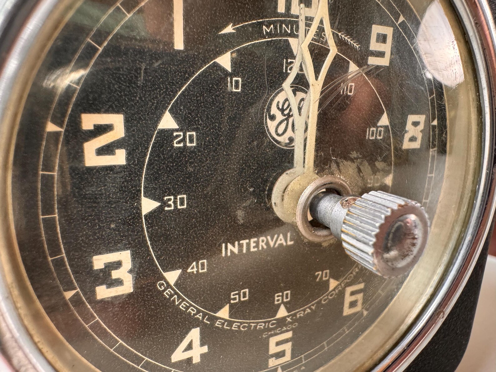 Vintage 1950s General Electric X-ray Medical Interval Timer, MCM Mid ...