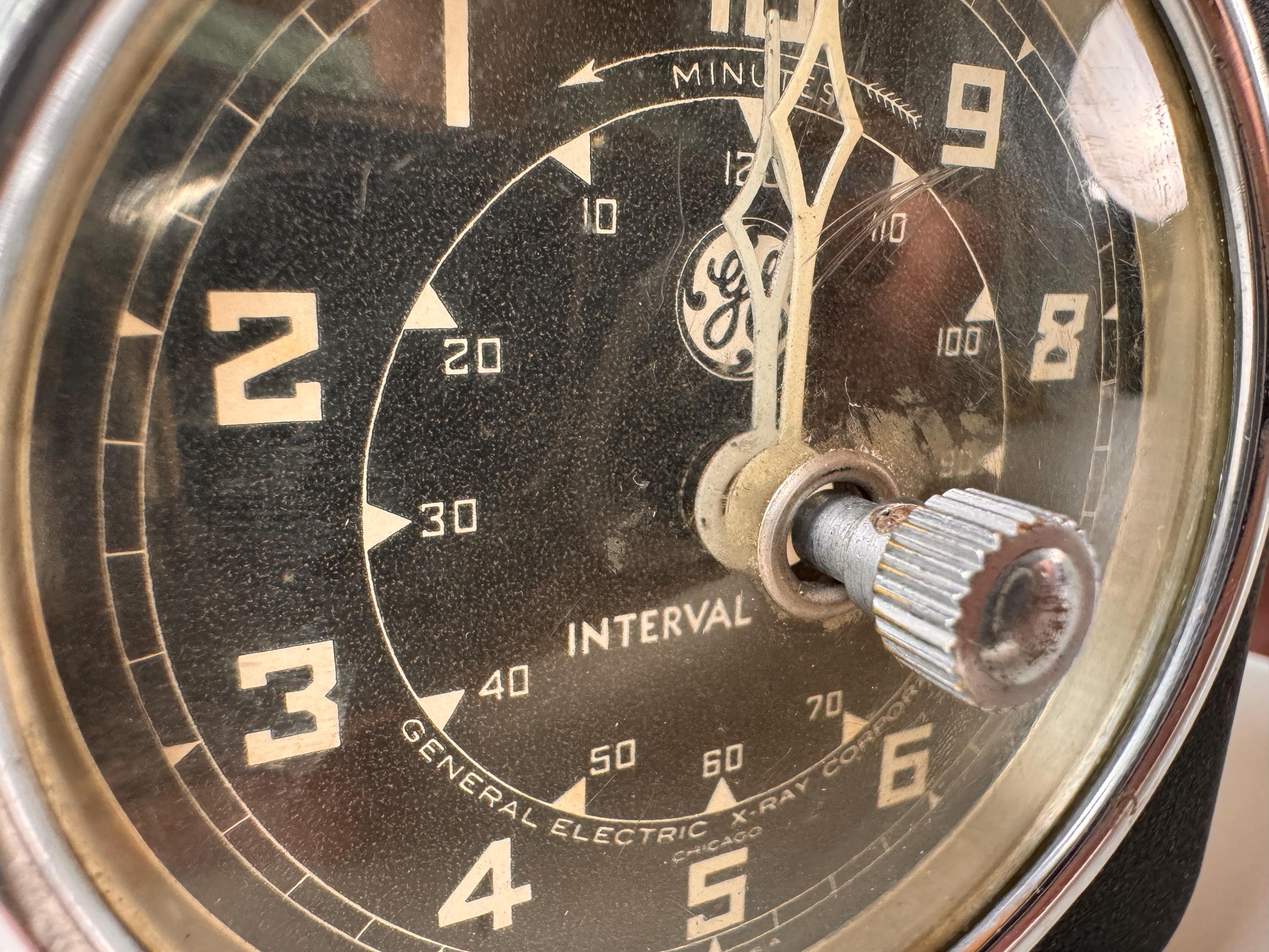 Vintage 1950s General Electric X-ray Medical Interval Timer, MCM Mid ...