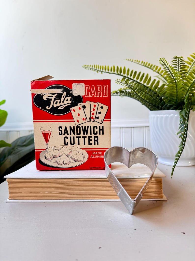 Vintage 1950s Tala Card Sandwich Cutters, MCM Mid Century Cookie ...