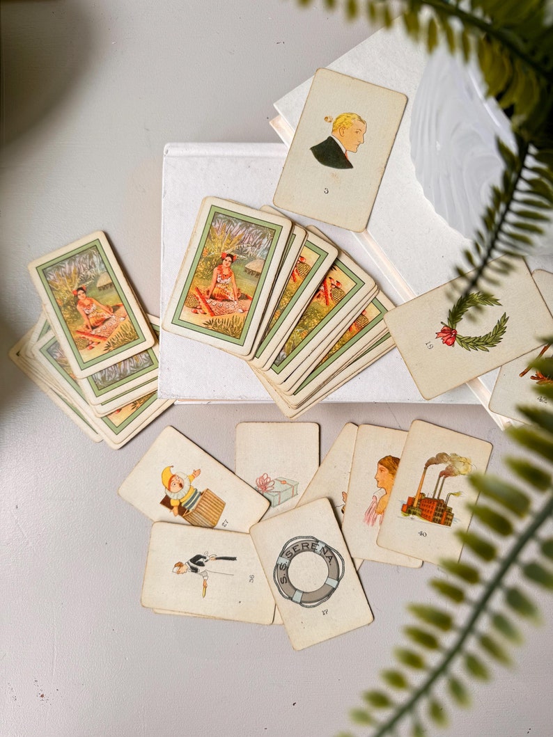 RARE Vintage 1923 Teuila Isobel Field Strong Fortune Telling Cards ...