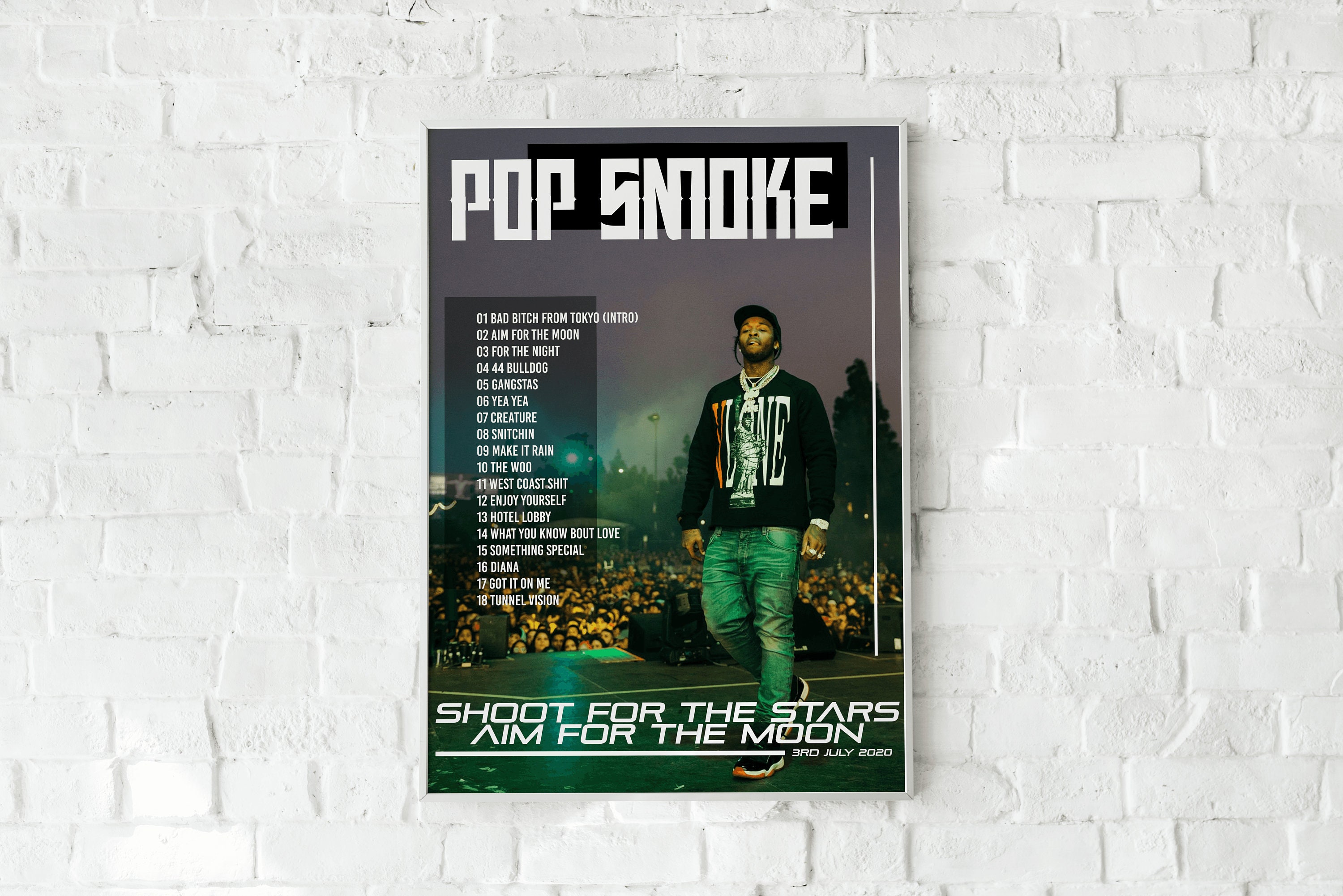 Pop Smoke Poster Hip Hop Poster Rap Poster Rap Art Print | Etsy