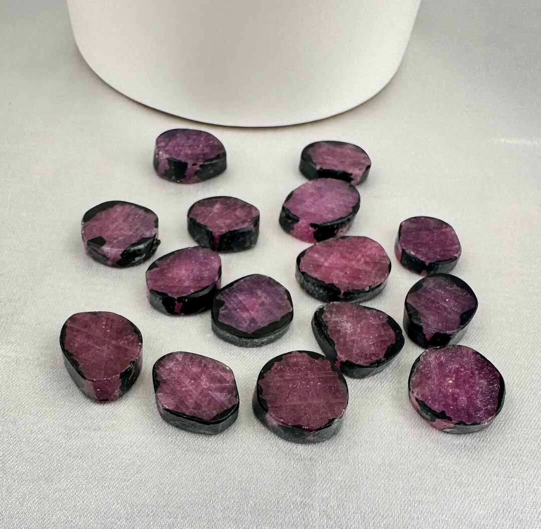 Ruby Tourmaline Mini Slab - Intuitively Picked Healing Crystal - Etsy