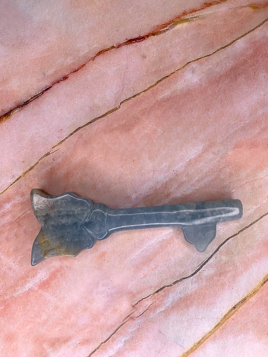 Blue Onyx Butterfly Key, Blue Onyx Key Carving, Blue Onyx Crystal ...