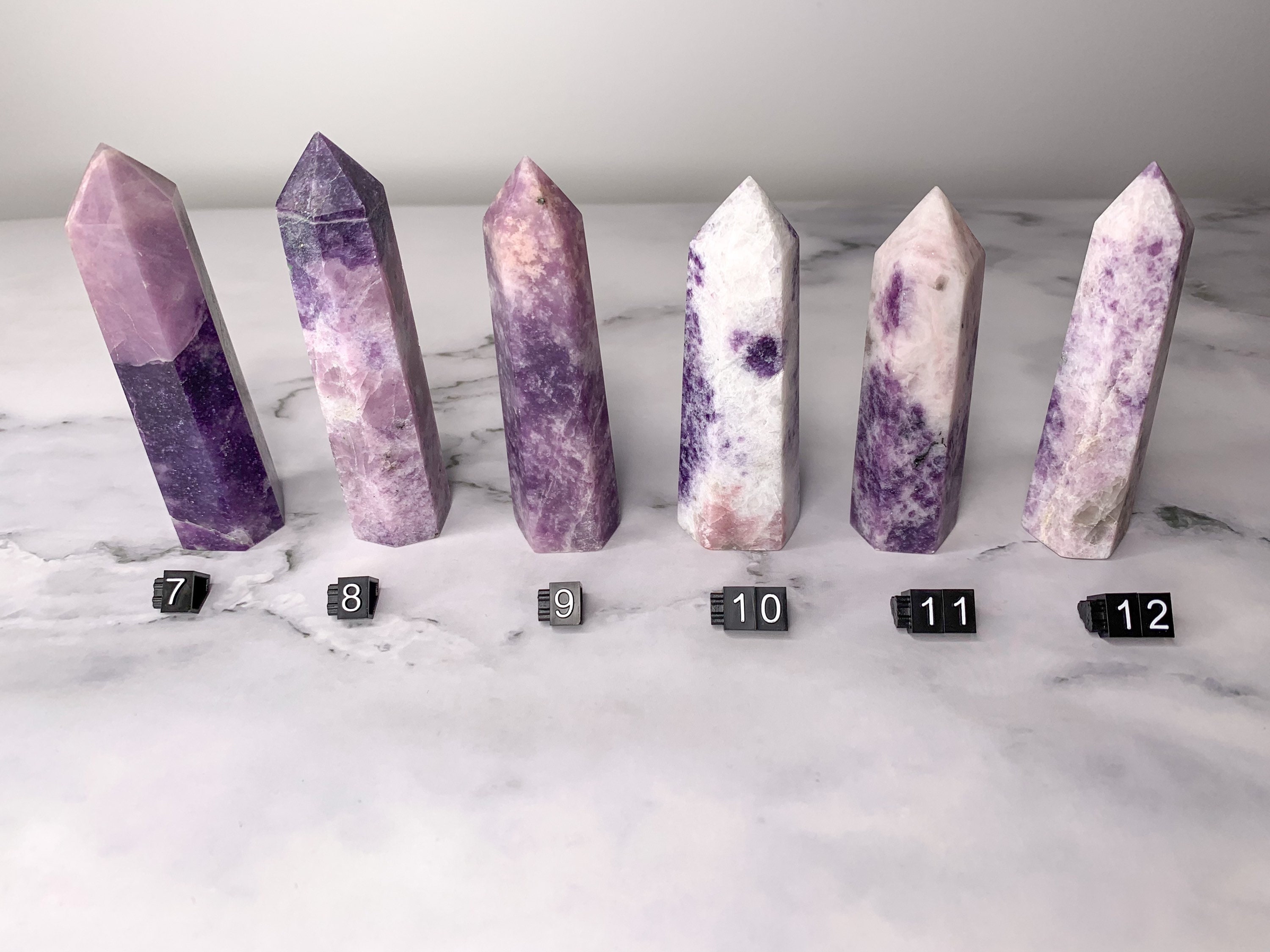 Mica Tower Mica Point Mica Generator Lepidolite Tower - Etsy