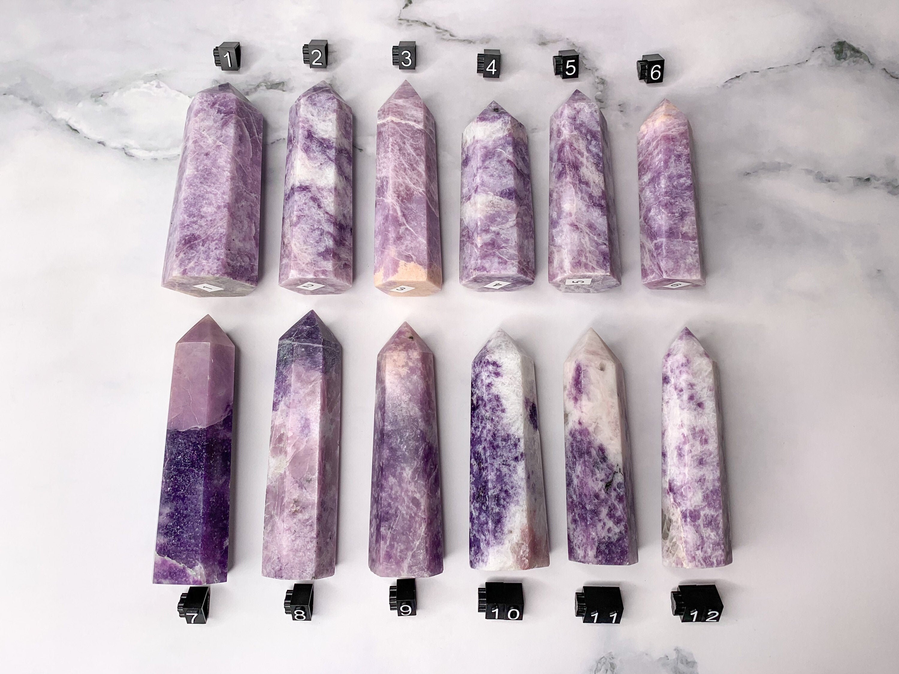 Mica Tower Mica Point Mica Generator Lepidolite Tower - Etsy