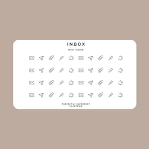 PAW PRINT / PET Mini Circle Icons Finance Planner Stickers Minimal ...