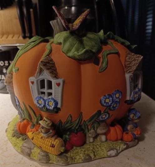 Partylite Harvest Pumpkin Tealight House Fall Thanksgiving Halloween - Etsy