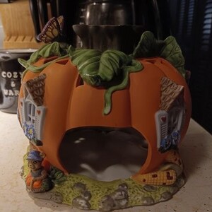 Partylite Harvest Pumpkin Tealight House Fall Thanksgiving Halloween - Etsy