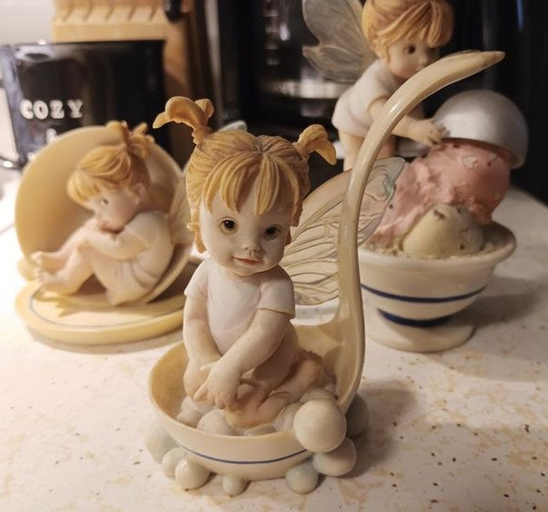 Enesco My Little Kitchen Fairies BUBBLE TROUBLE FAIRIE 2001 ...