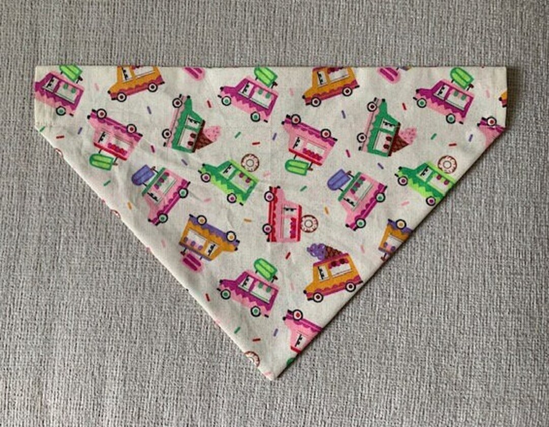Food Truck Over the Collar Bandana - Etsy