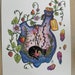 Happiness Potion Cat Watercolor Print A4 - Etsy