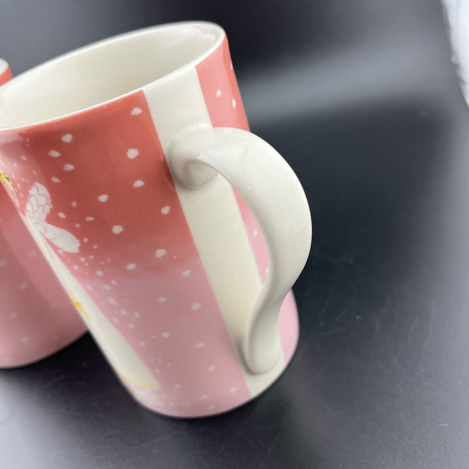 Y2k Retro Pair of Whittard of Chelsea Mugs Cups Tea Coffee Pink Angel ...