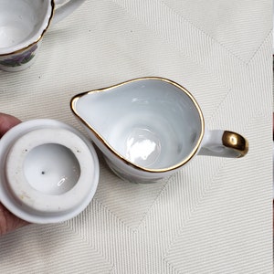 Lefton China Tea Cups Set Lilac Pattern 24k Gold Accents - Etsy