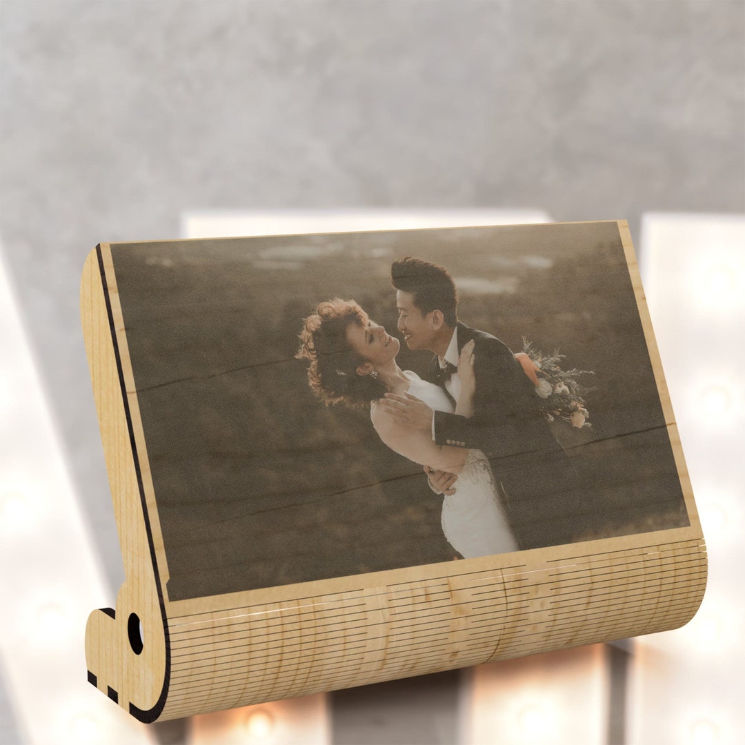 Wooden Curved Frame 6 Bundle Laser Cut Svg File Glowforge Photo Frame ...