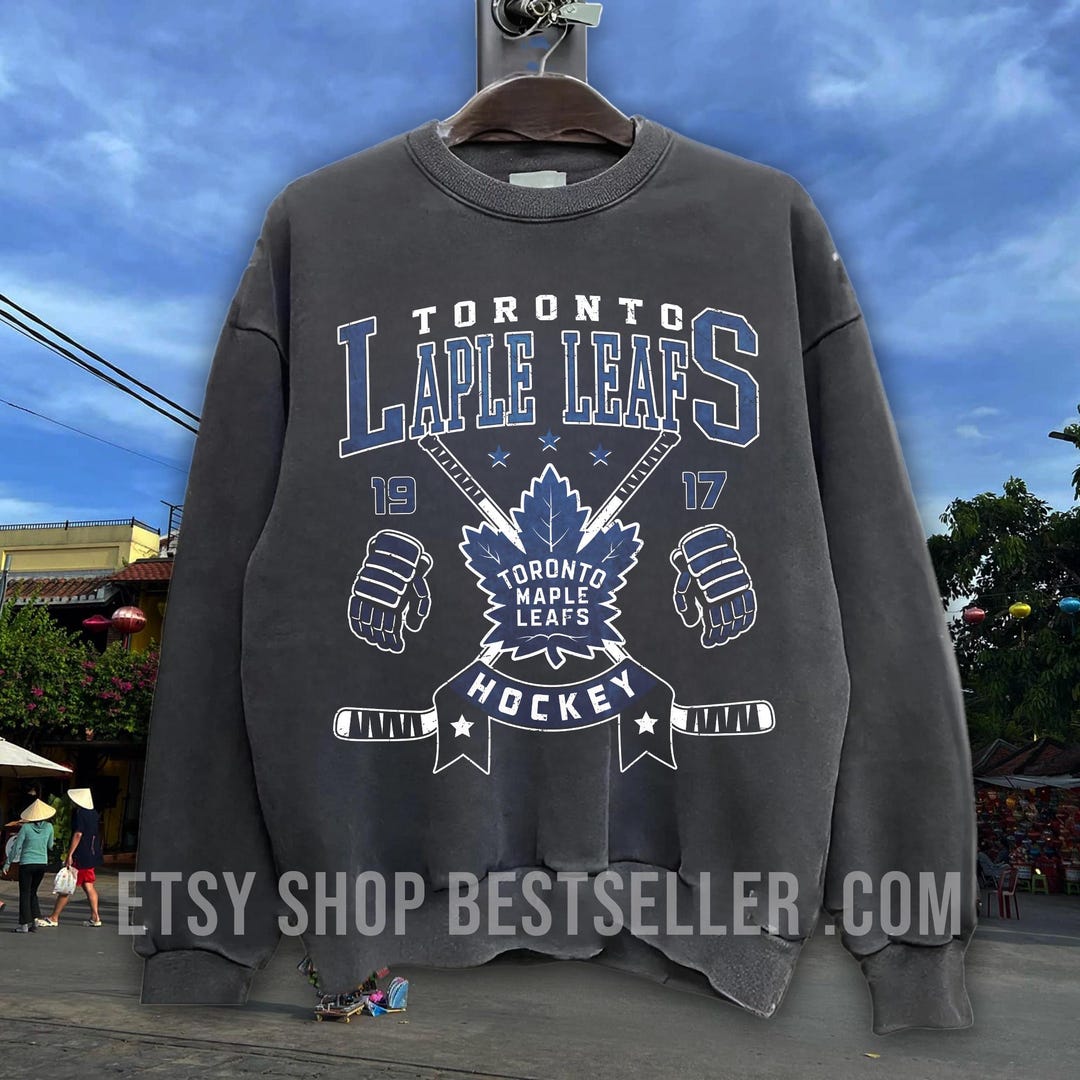 Toronto Hockey Vintage Style Comfort Colors Sweatshirt, Retro Toronto ...