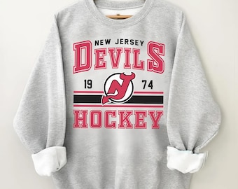 Vintage New Jersey Devil Sweatshirt \ T-shirt, New Jersey Devil Sweater ...
