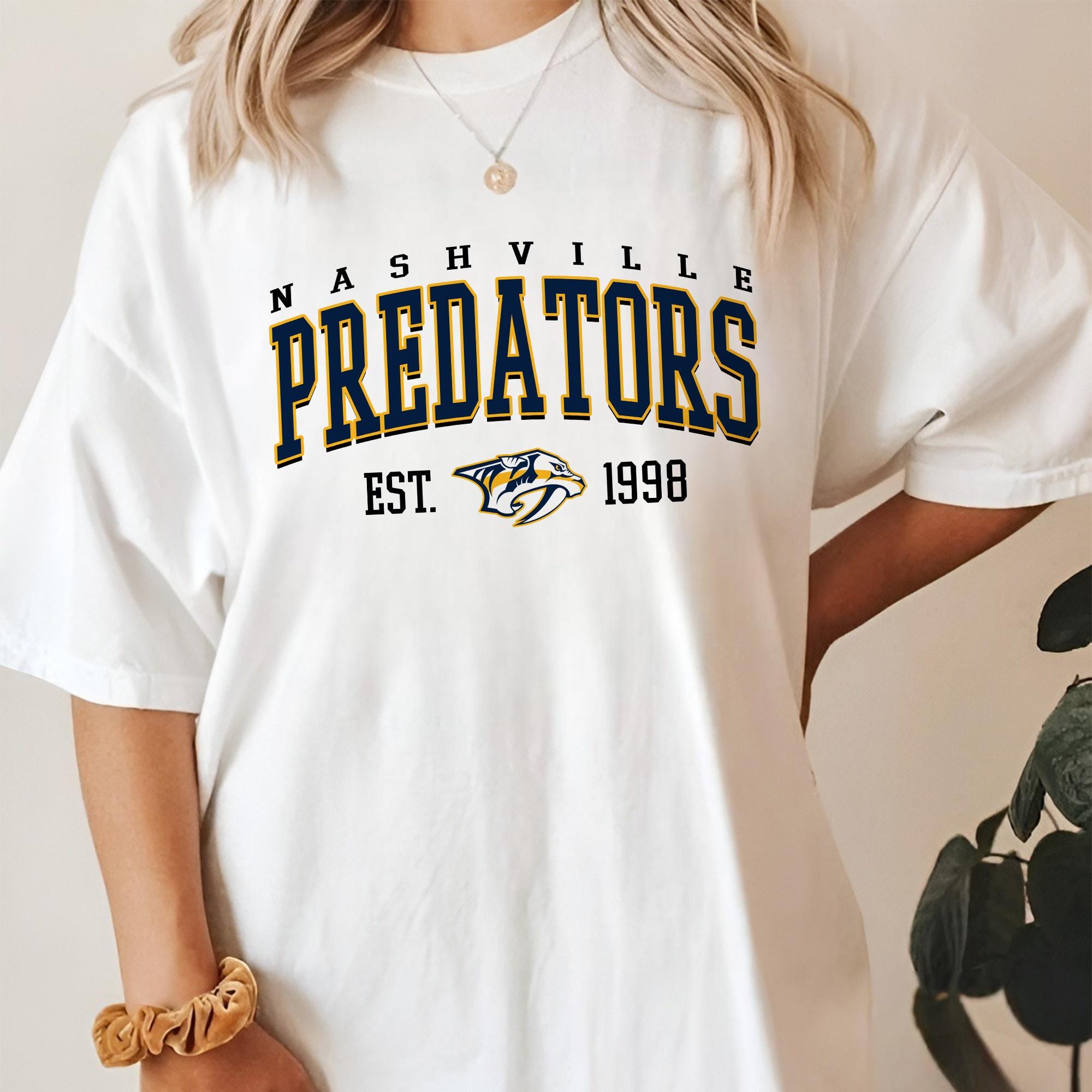 Nashville Predator, Vintage Nashville Predator Sweatshirt \ Shirt ...