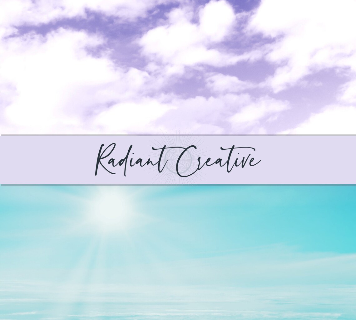 Pastel Clouds Sky Digital Paper Pack Backgrounds Printable | Etsy