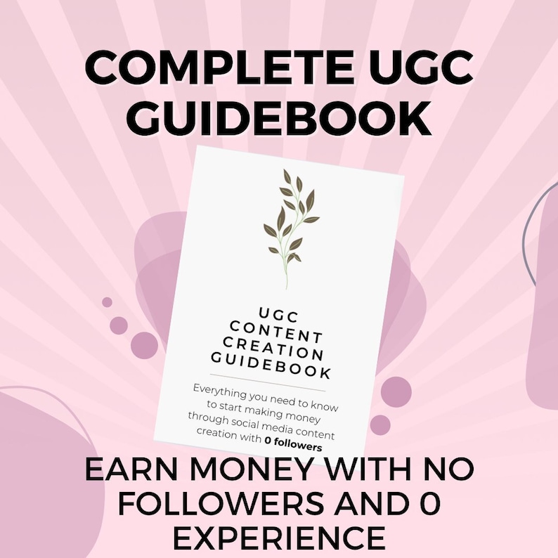 COMPLETE UGC GUIDEBOOK - Etsy