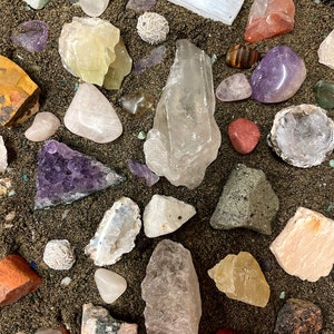 12 Pound Crystal Gemstone Dig Kit, DIY Mining Bucket, Crystal Mystery ...