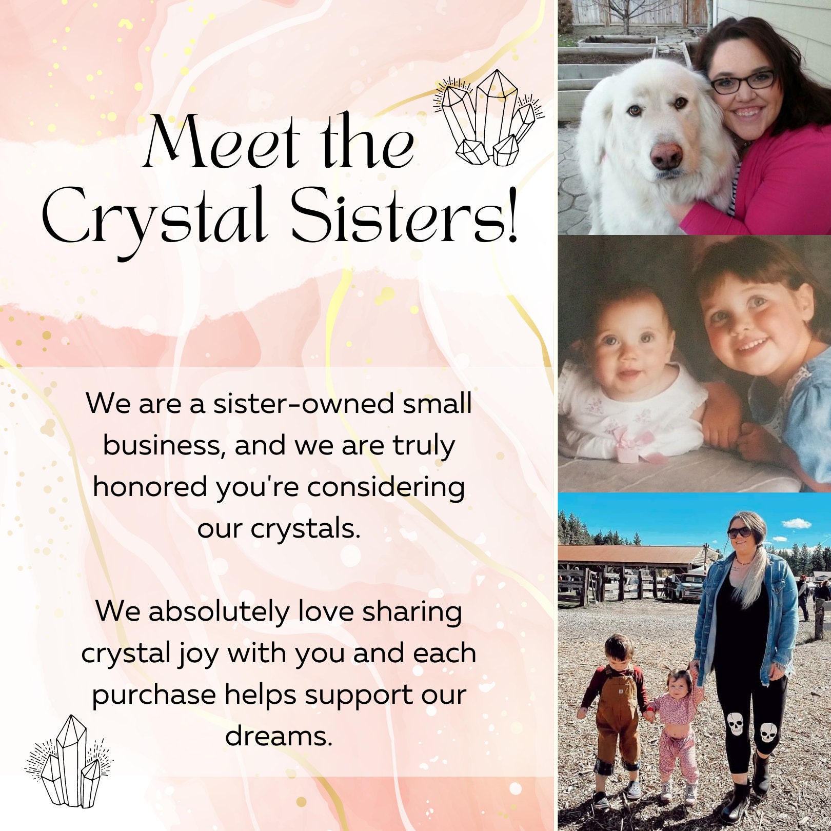 Mystery Pink & Purple Crystals Gift Box Pastel Crystal Gift - Etsy