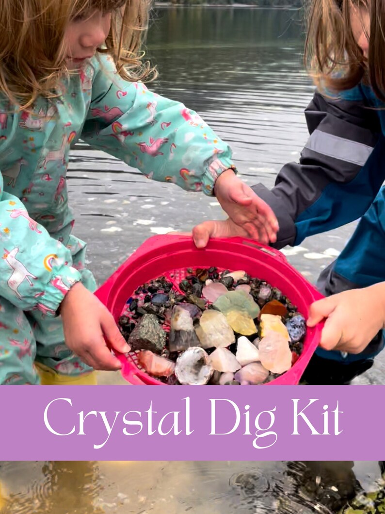 12 Pound Crystal Gemstone Dig Kit DIY Mining Bucket Crystal - Etsy