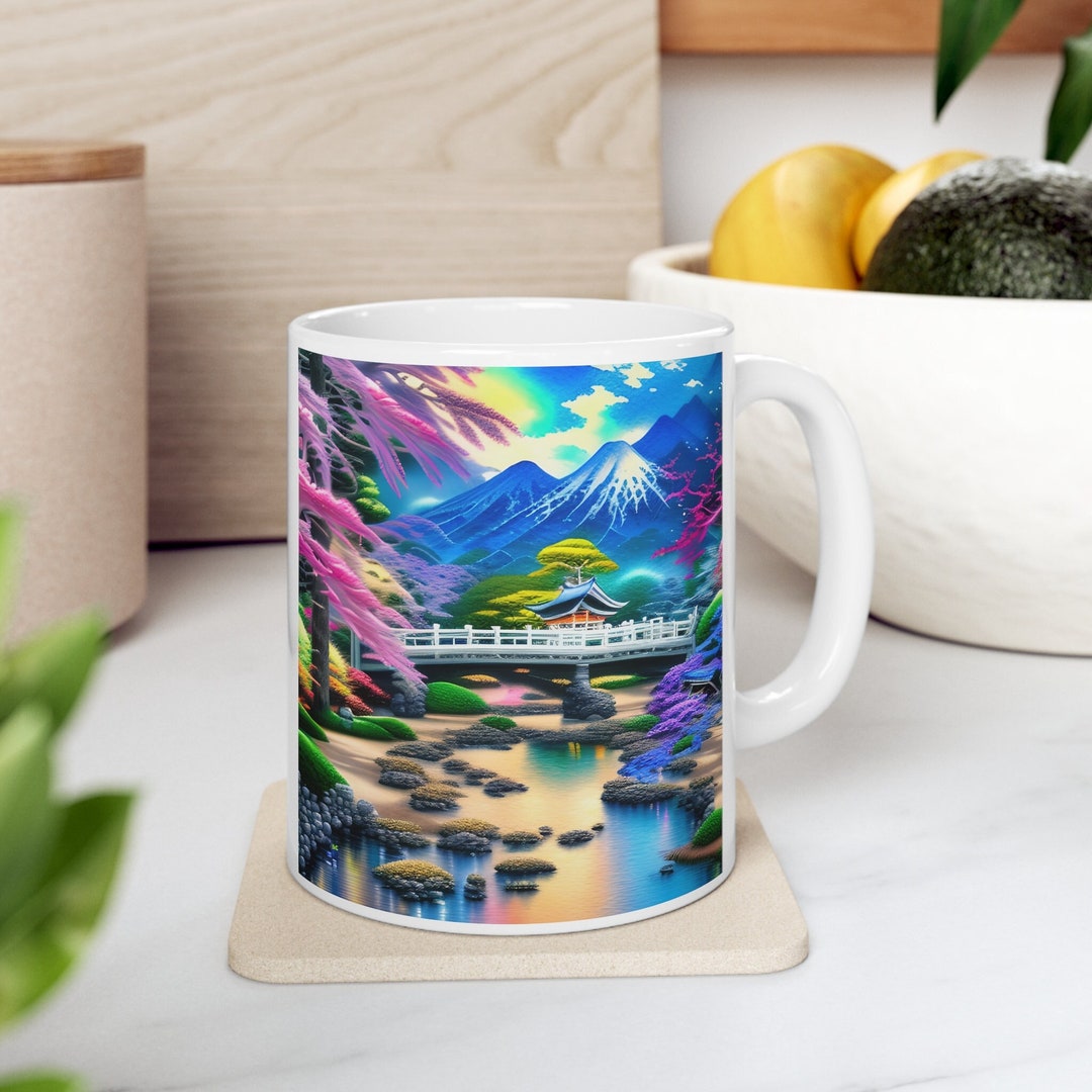 Mt. Fuji Coffee Cup Unique Mount Fuji Japan Souvenir Great - Etsy