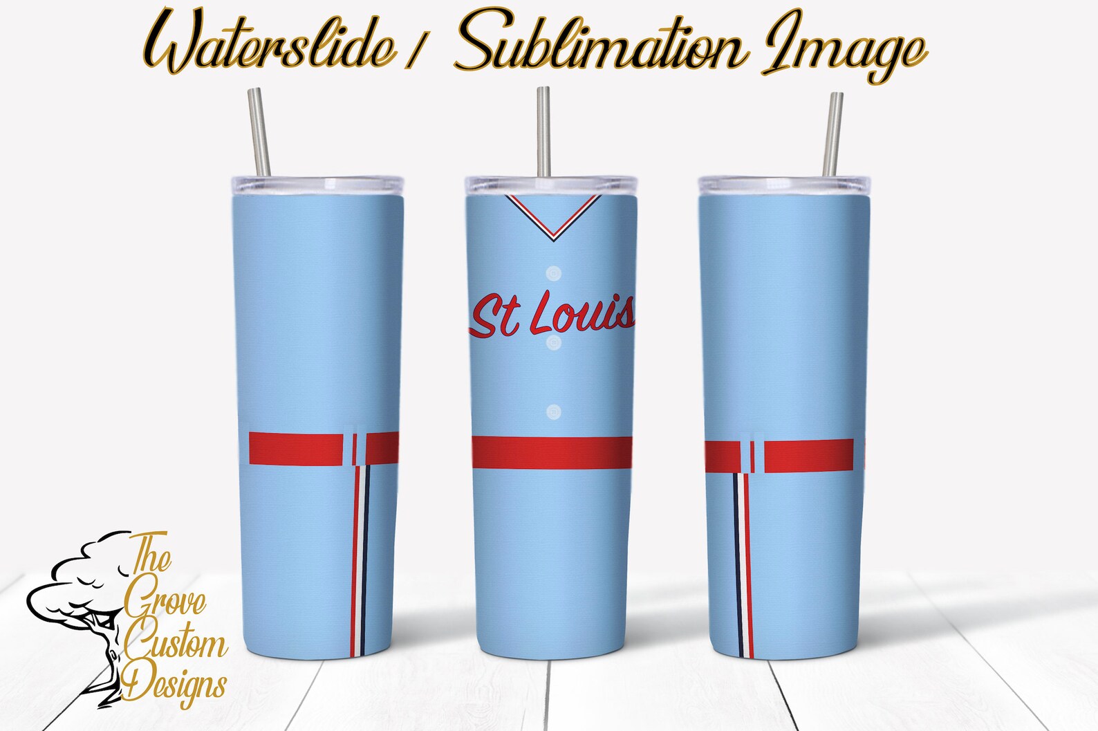 St. Louis Cardinals **BUNDLE** , Water Slide, Template for Sublimation ...