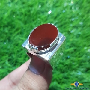 Famous Shia Noha Khuwan Ali Shanawar Ring Design Handmade Yemeni Aqeeq ...