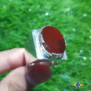 Famous Shia Noha Khuwan Ali Shanawar Ring Design Handmade Yemeni Aqeeq ...