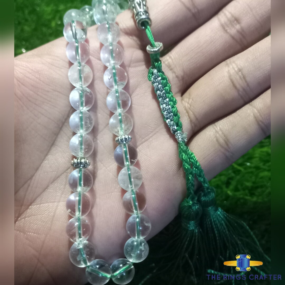 Natural REAL Dur Al Najaf Tasbih Islamic Prayer 33 Beads Misbaha Tasbeh ...