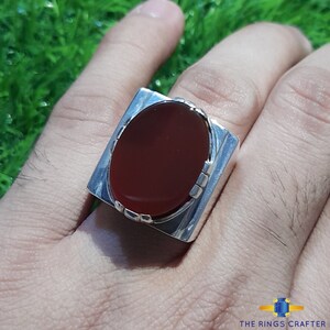 Famous Shia Noha Khuwan Ali Shanawar Ring Design Handmade Yemeni Aqeeq ...