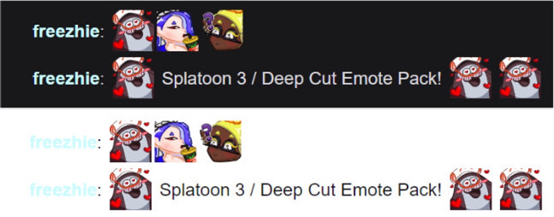Splatoon 3 Emote | Love Emote | UWU Emote | Twitch Emotes | Discord ...