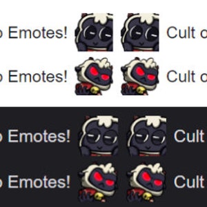 Cult of the Lamb Emote Pack | 2 Twitch Emotes | Discord Emote | Indie ...