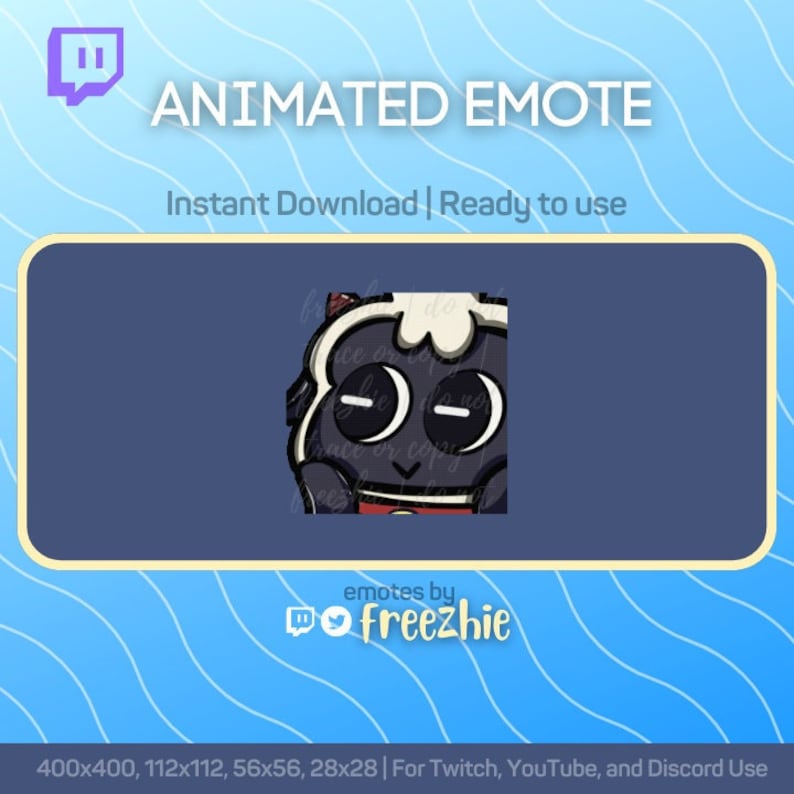 Cult of the Lamb Animated Emote | Blink Emote | Discord Emote | Indie ...