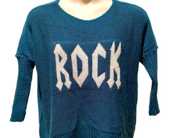 Blue Rock Sweater - Etsy