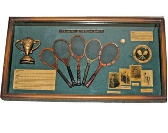Tennis Racquet Shadow Box - Etsy