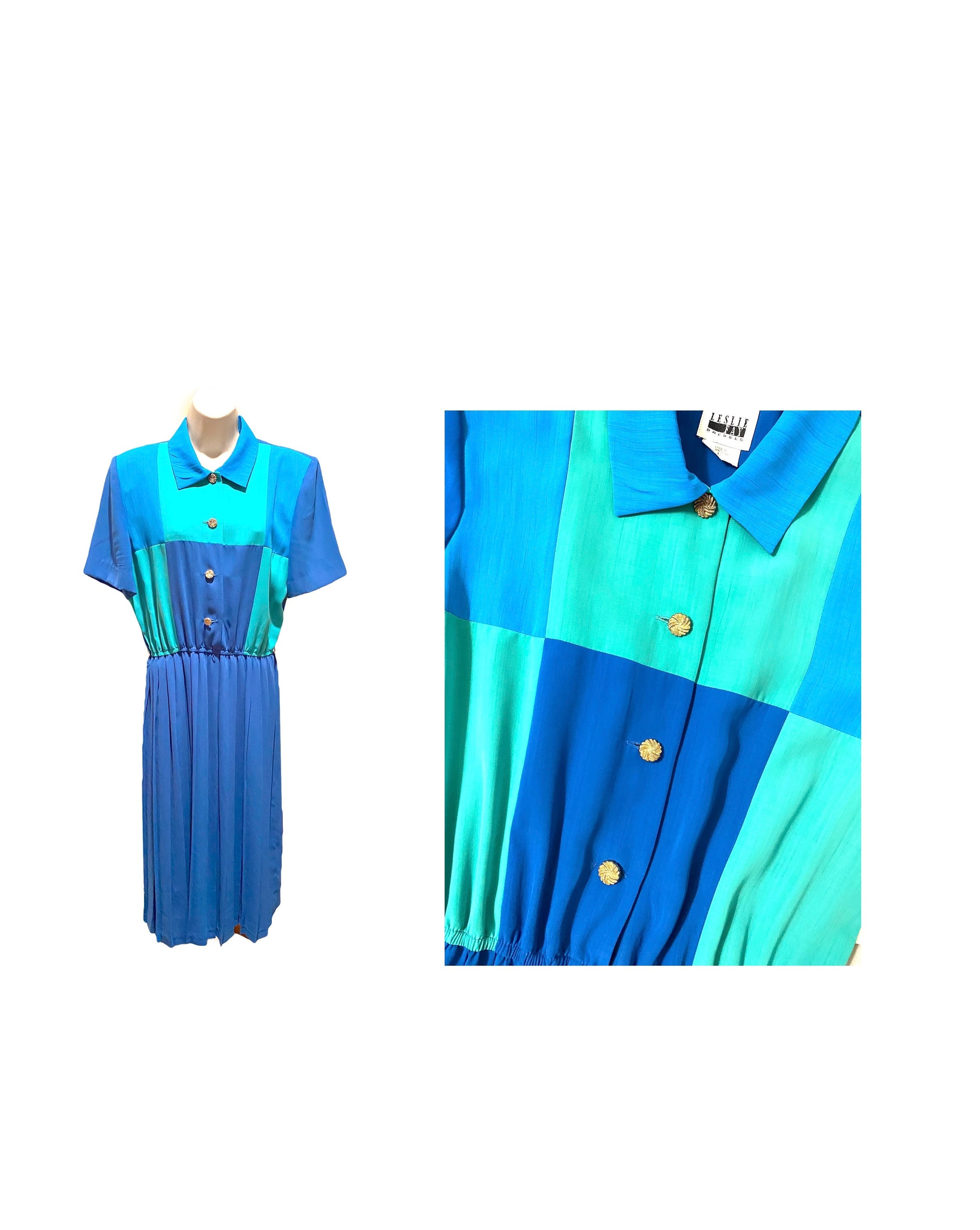 Aqua Blue Color Short Dress