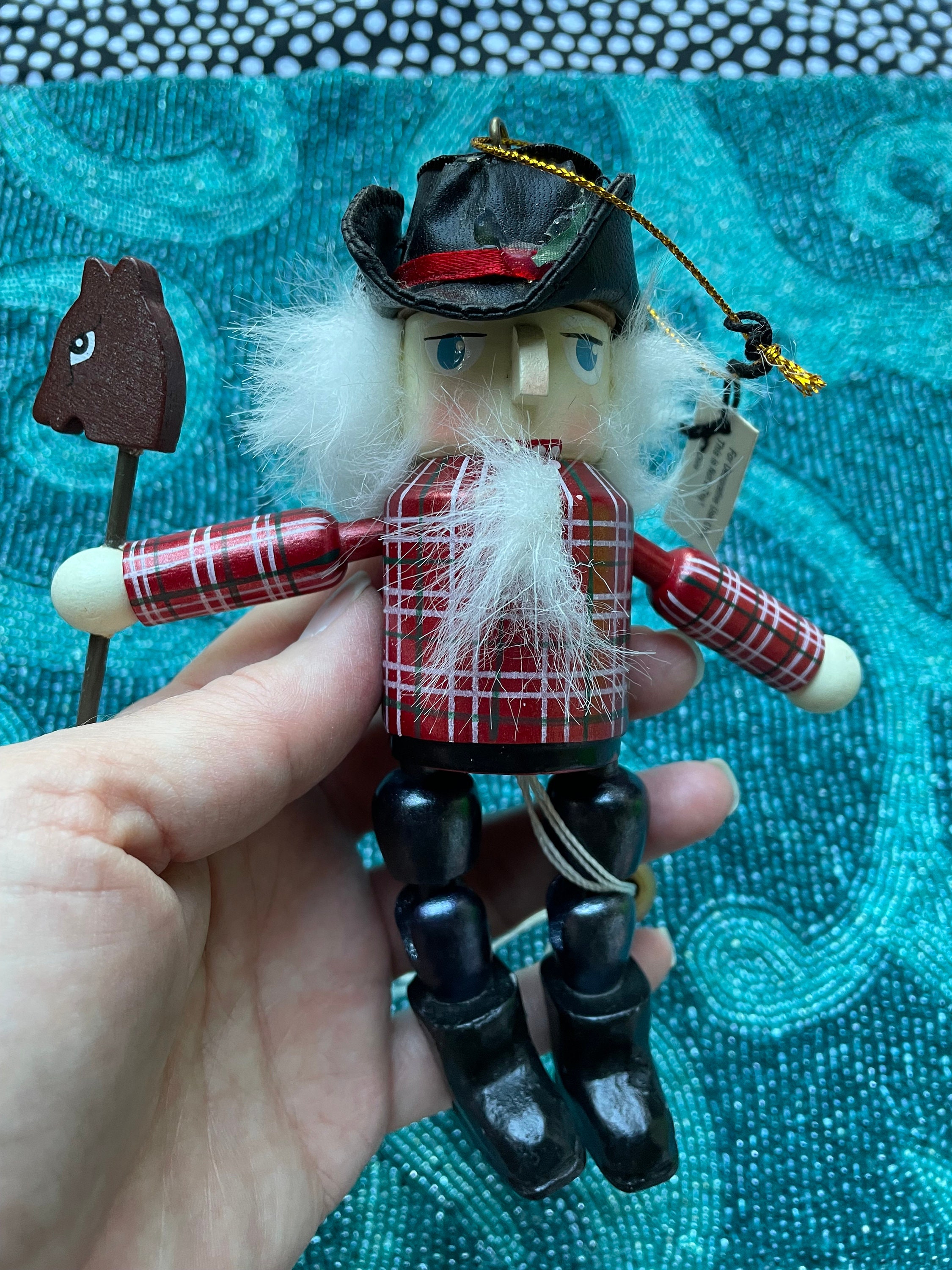 Cowboy Nutcracker and Cowgirl Ornaments Vintage Western - Etsy