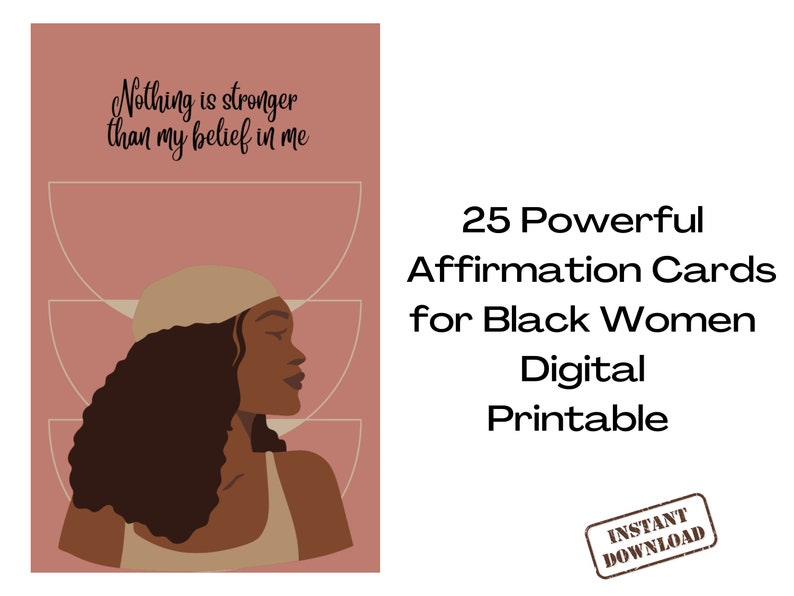 Black Girl Magic Affirmations, Self-empowerment, Positivity ...