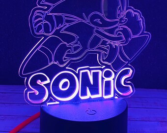 Sonic Night Light - Etsy