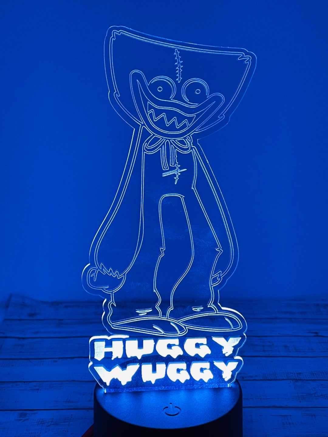 Huggy Wuggy Personalized Light Lamp FNF Nightlight Neon - Etsy
