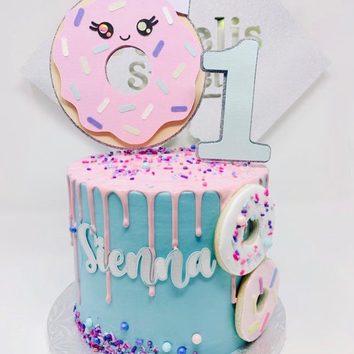 Donut Cake Topper - Etsy