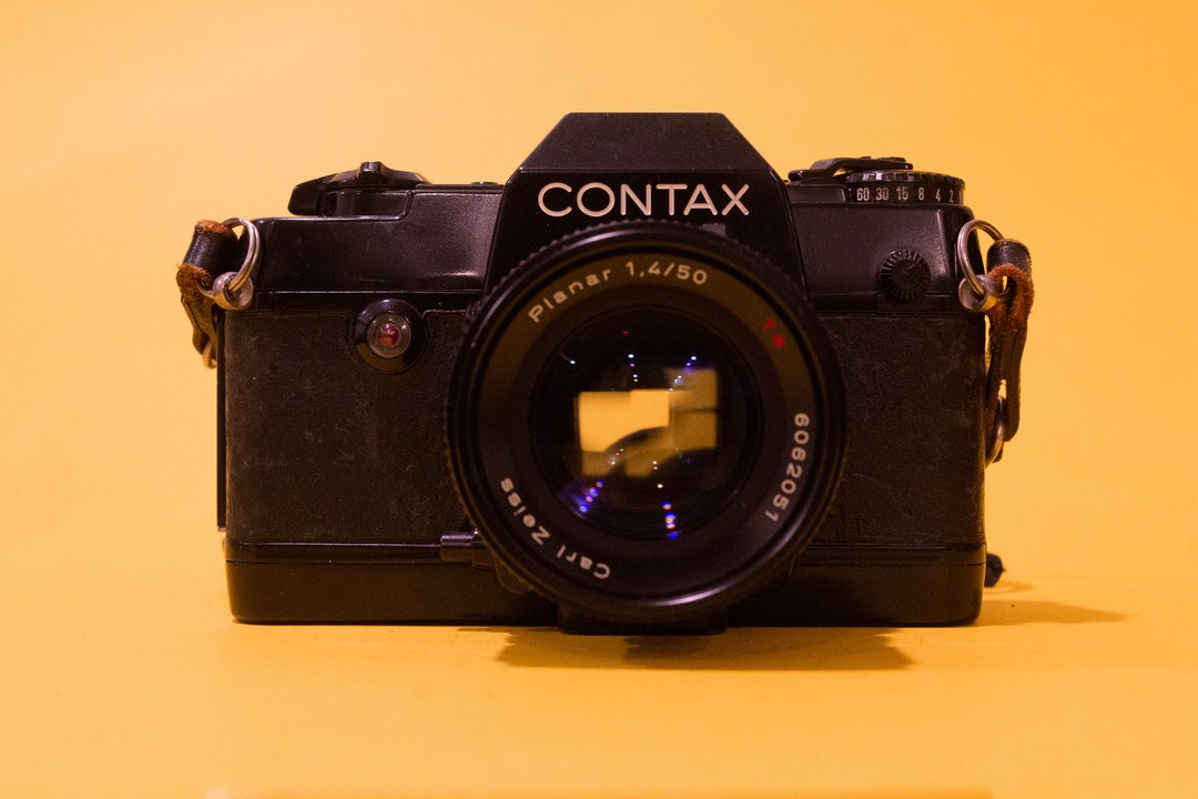 Contax 137 MD Quartz SLR Film Camera W/ Carl Zeiss Tessar 50mm F/1.4 ...