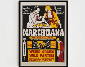 Cannabis Party Decor - Etsy