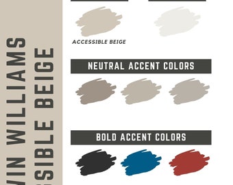 Accessible Beige by Sherwin Williams Whole Home Color Palette ...