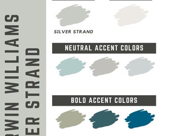 Silver Strand by Sherwin Williams Interior Paint Color Palette ...